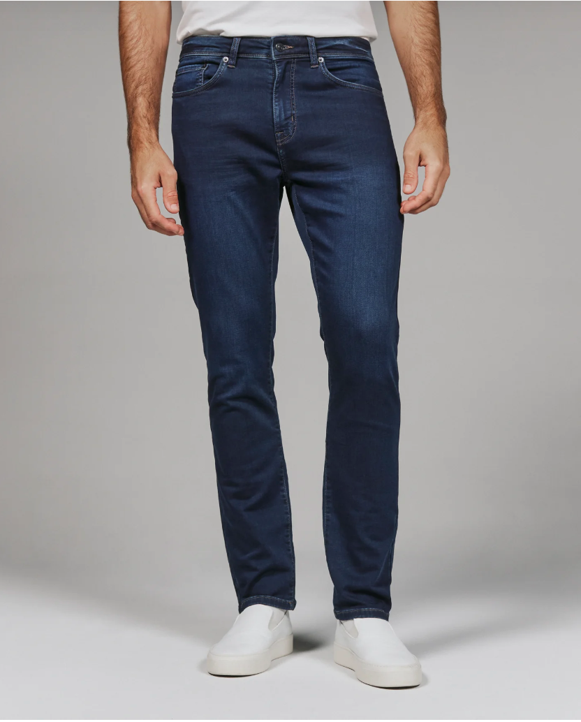 7 Diamonds Generation Straight Fit Denim in Ocean – Johnson's Hub Kewanee